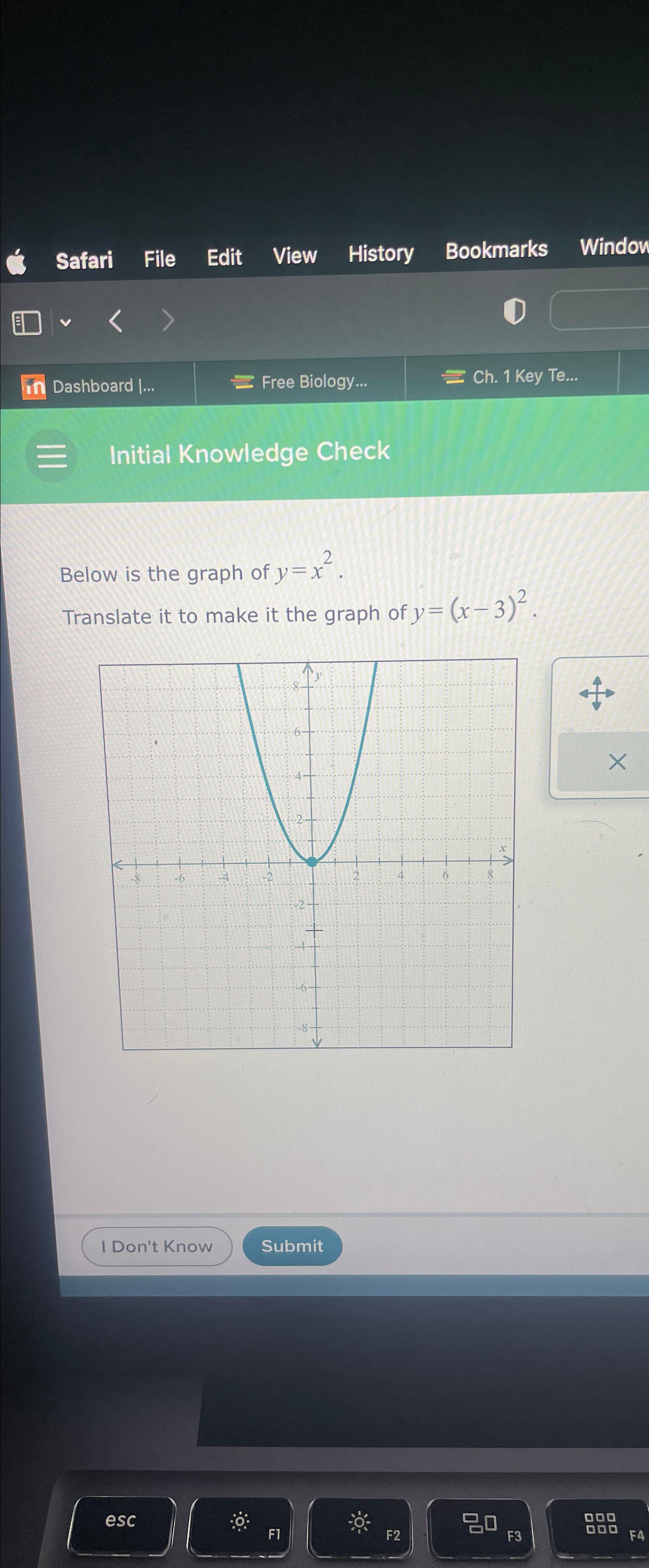Solved SafariFileEditViewHistoryBookmarksWindonDashboard | Chegg.com