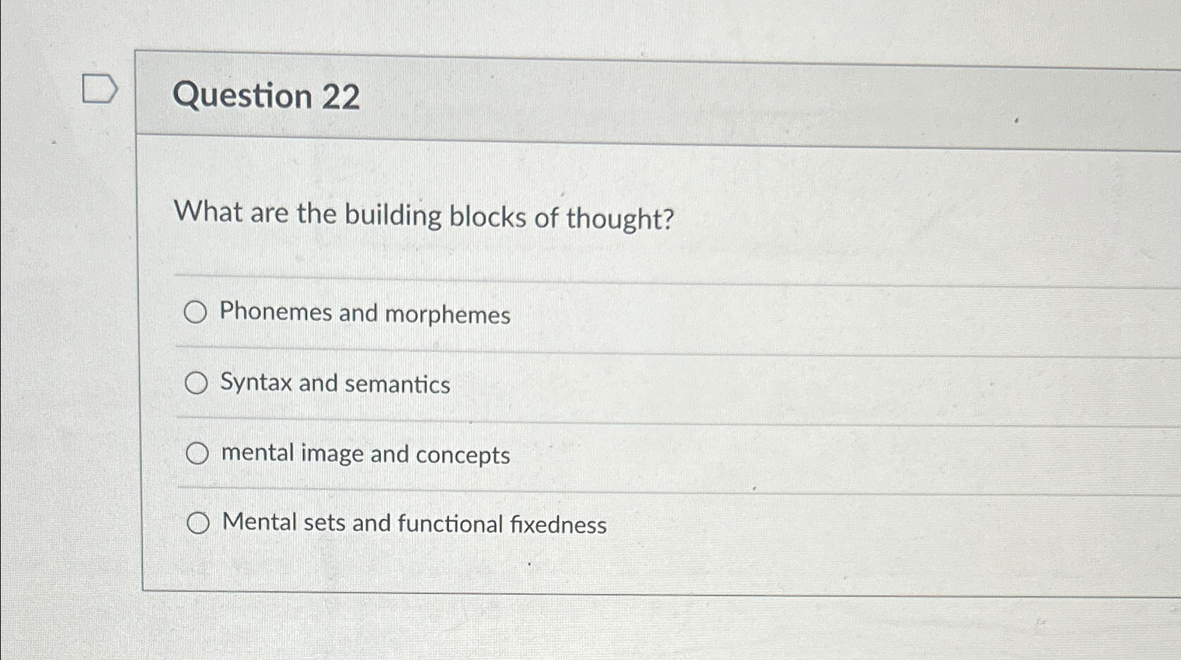 Solved Question 22What are the building blocks of | Chegg.com
