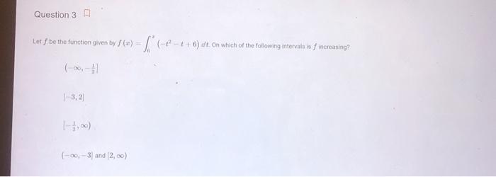 Solved The function his given by h (x) = { int sint + 5)dt | Chegg.com