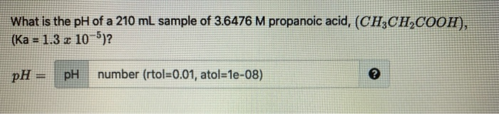 Solved What is the pH of a 210 mL sample of 3.6476 M | Chegg.com