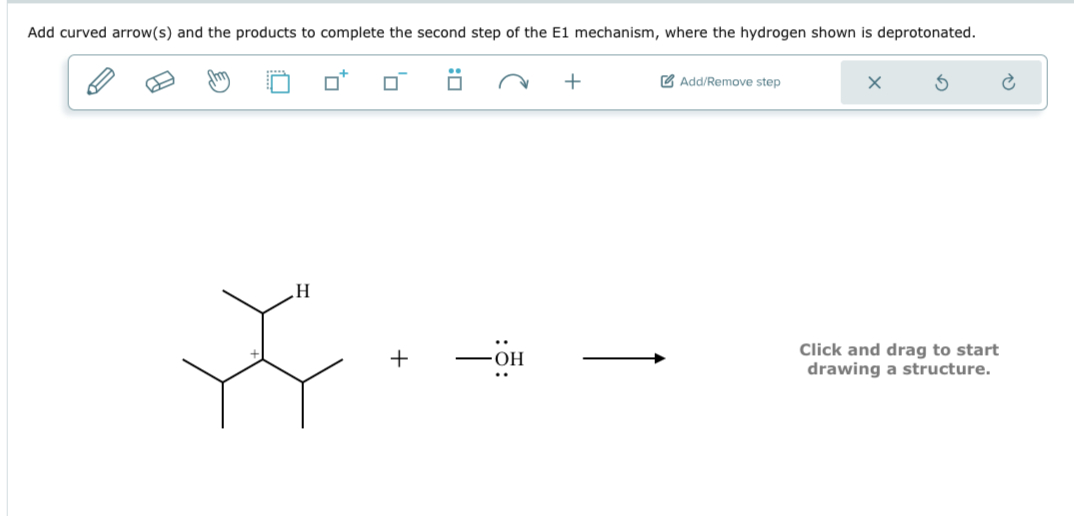 Solved Add curved arrow(s) ﻿and the products to complete the | Chegg.com