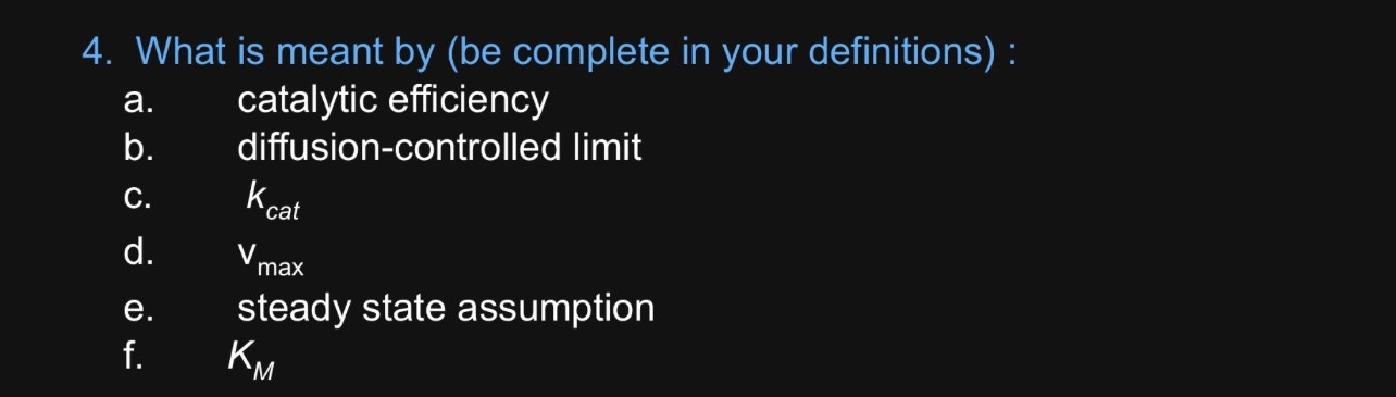 Solved What is meant by (be complete in your definitions) | Chegg.com