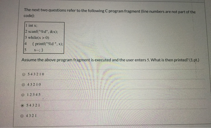 Solved The next two questions refer to the following C | Chegg.com