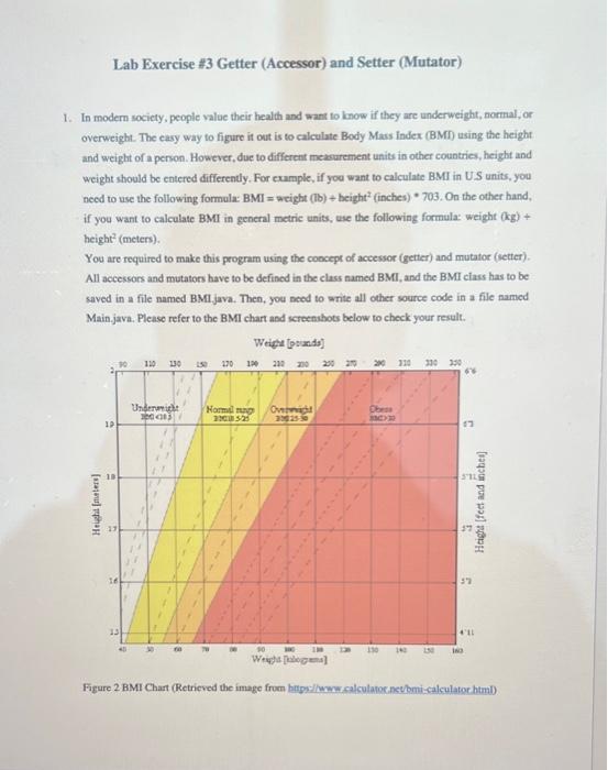 Solved Lab Exercise 3 Getter Accessor And Setter 