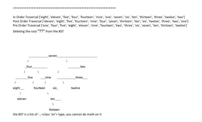 Solved j in python This BST_Node class has the following: | Chegg.com