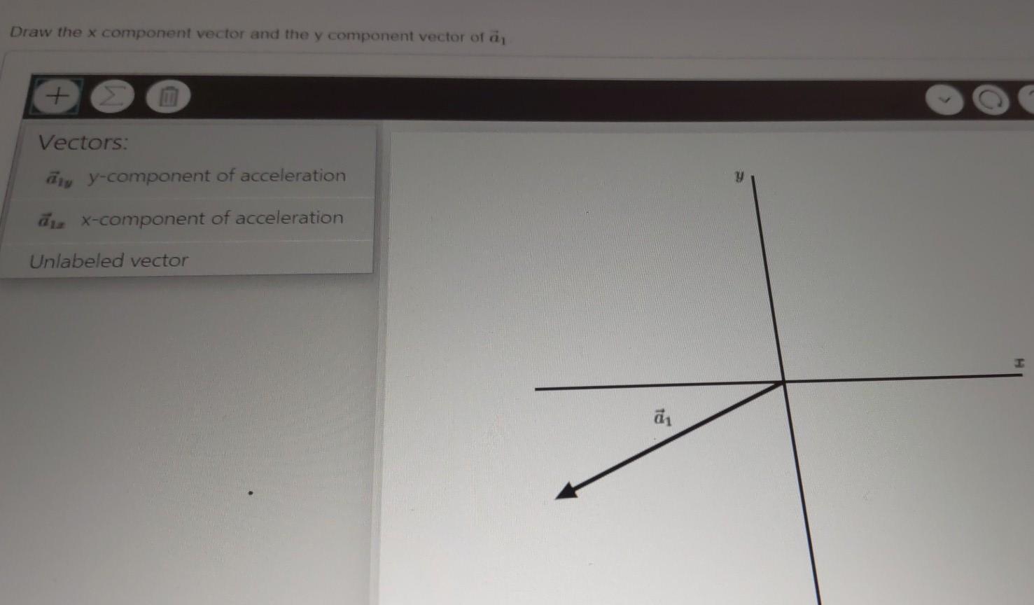 Solved Draw the x component vector of 1 + M Vectors: ir x | Chegg.com