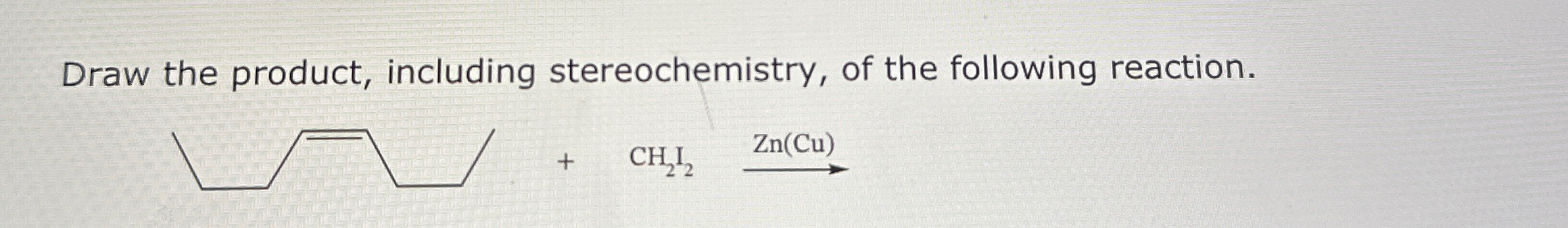 Solved #9. ﻿Draw the product, including stereochemistry, of | Chegg.com