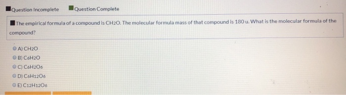 Solved Question Incomplete Question Complete The empirical | Chegg.com