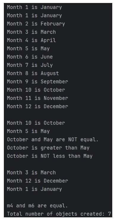 Solved Write a class named Month. The class should have an | Chegg.com Solved Write a class named Month. The class should have an | Chegg.com