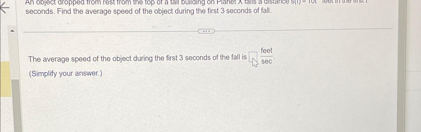 Solved An object dropped from rest from the top of a tall | Chegg.com