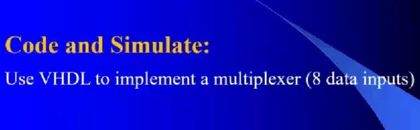 Solved Code and Simulate: Use VHDL to implement a | Chegg.com Solved Code and Simulate: Use VHDL to implement a | Chegg.com