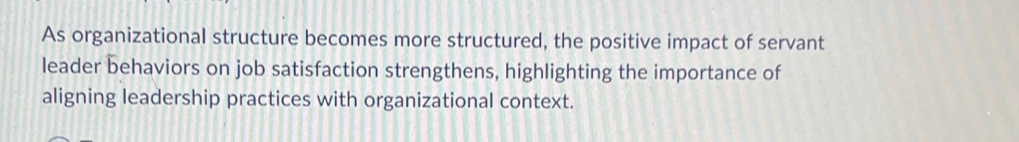 Solved As organizational structure becomes more structured, | Chegg.com