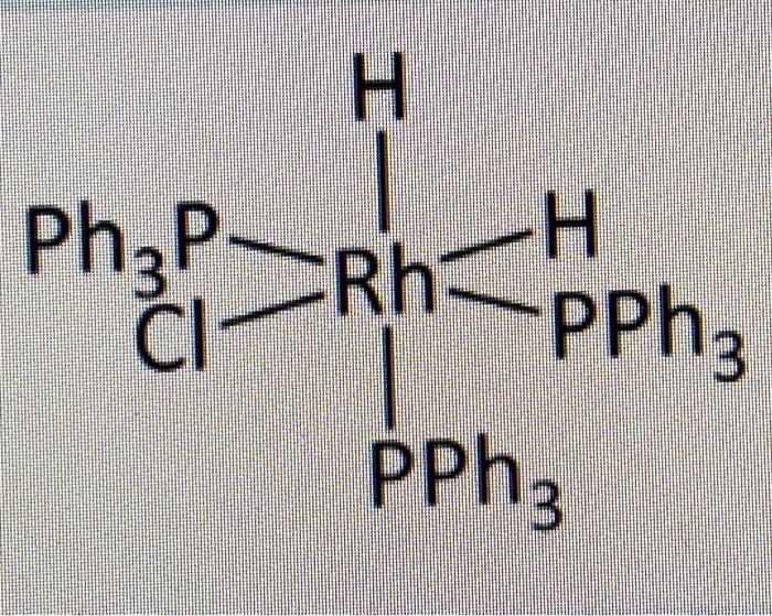 Solved Ph3P....... Pd. Et : Ph3P -I H Ph3P -Н Rh; CH PPh | Chegg.com