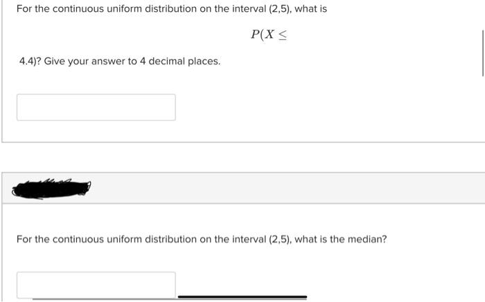 Solved For the continuous uniform distribution on the | Chegg.com