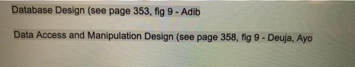 Solved Database Design (see page 353, fig 9 - Adib Data | Chegg.com