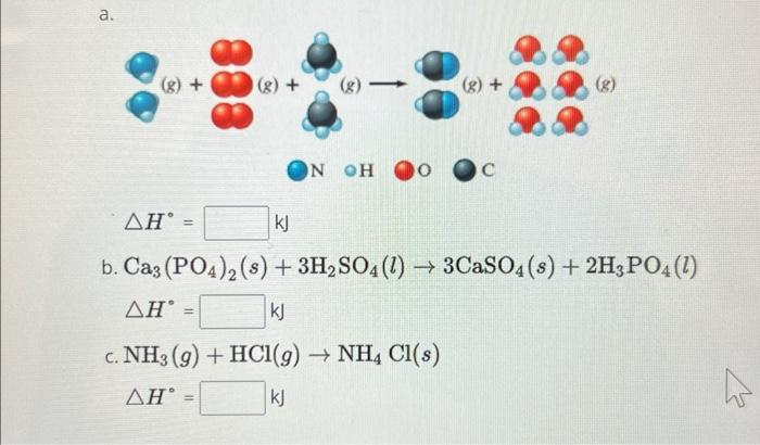 Solved Use the values of AHf to calculate AH for the | Chegg.com