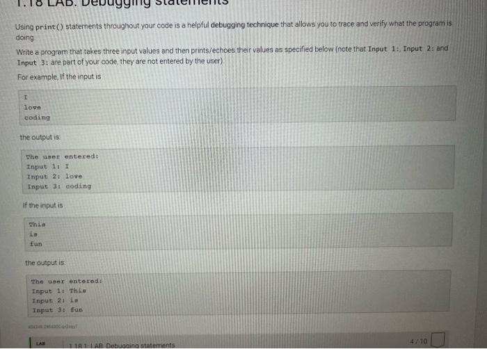 Debugging Techniques Using Print Statements – peerdh.com