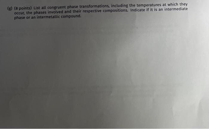 Solved (g) (8 points) List all congruent phase | Chegg.com