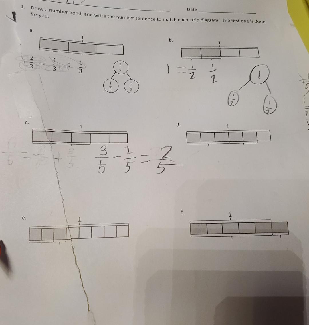 Solved Draw a number bond, and write the number sentence to | Chegg.com