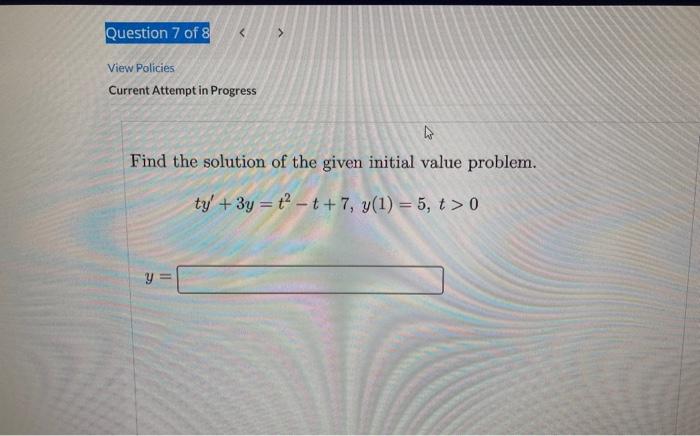[Solved]: View Policies Current Attempt in Progress Find th