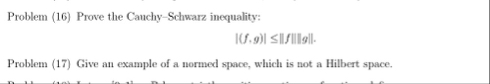 Solved Problem (16) ﻿Prove the Cauchy-Schwarz | Chegg.com
