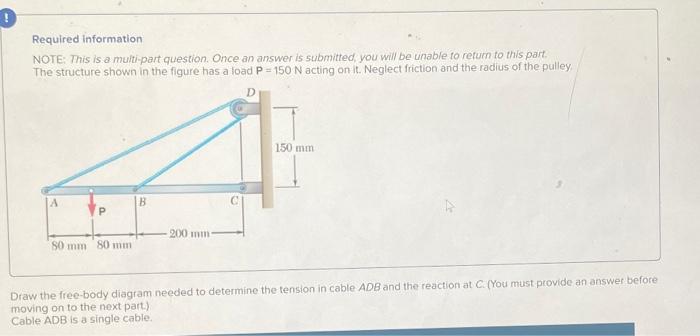 Solved Required information NOTE: This is a multi-part | Chegg.com