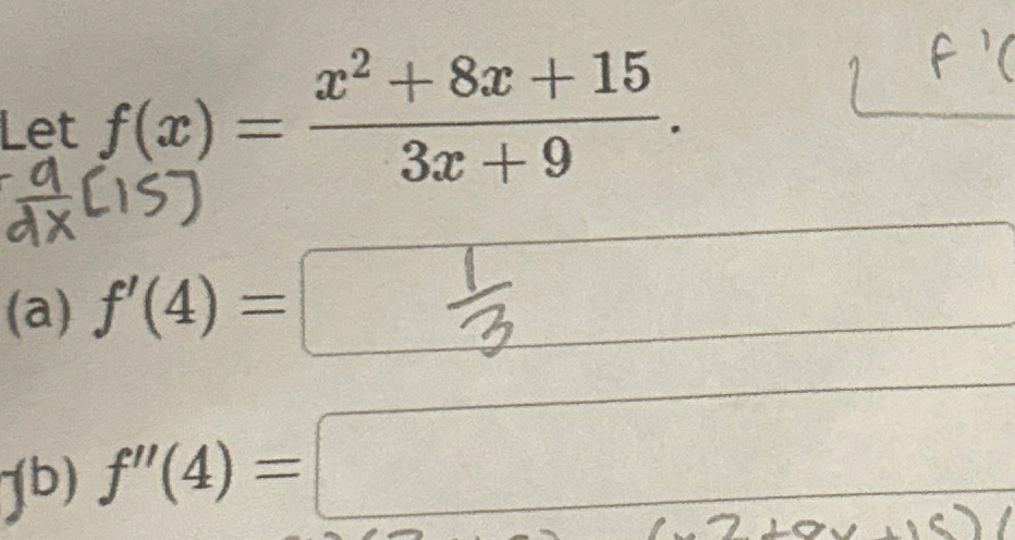 Solved Use the Quotient rule to find the answer to part a | Chegg.com