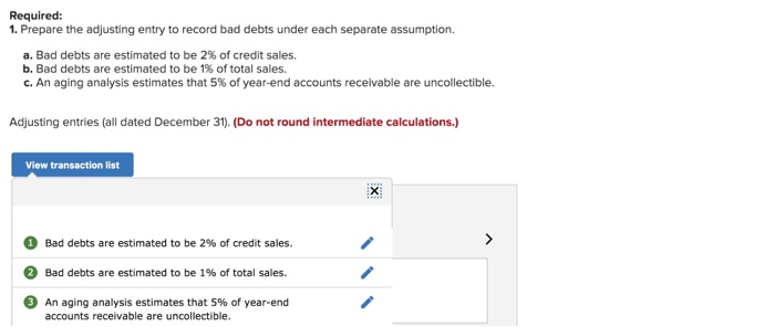 Solved Required: 1. Prepare the adjusting entry to record | Chegg.com
