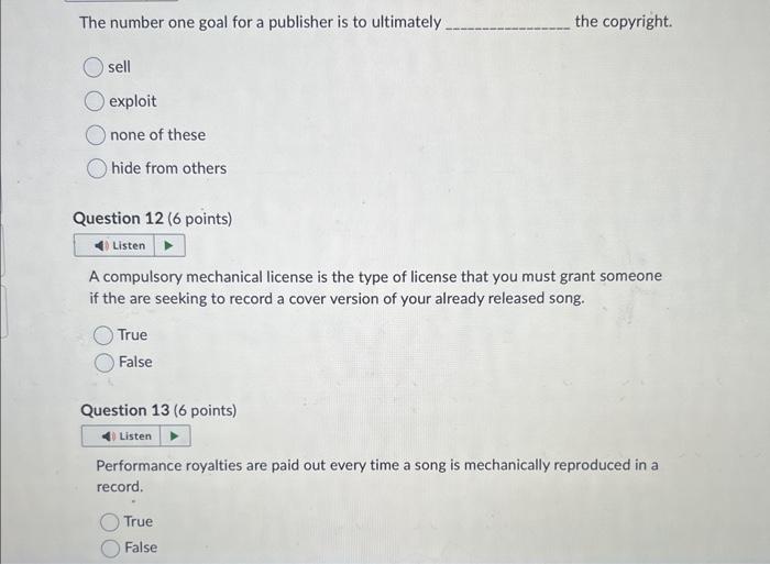 The number one goal for a publisher is to ultimately | Chegg.com