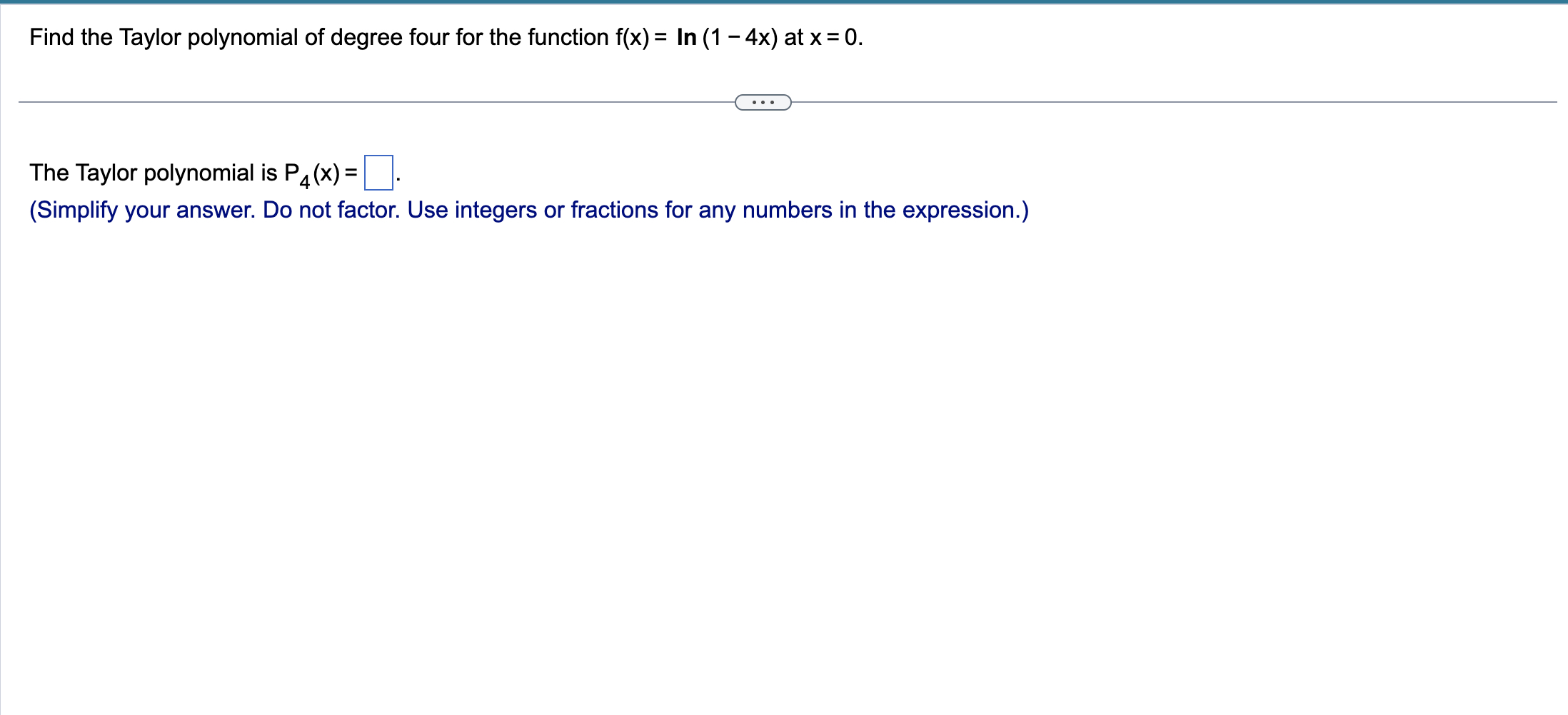 Solved Find the Taylor polynomial of degree four for the | Chegg.com