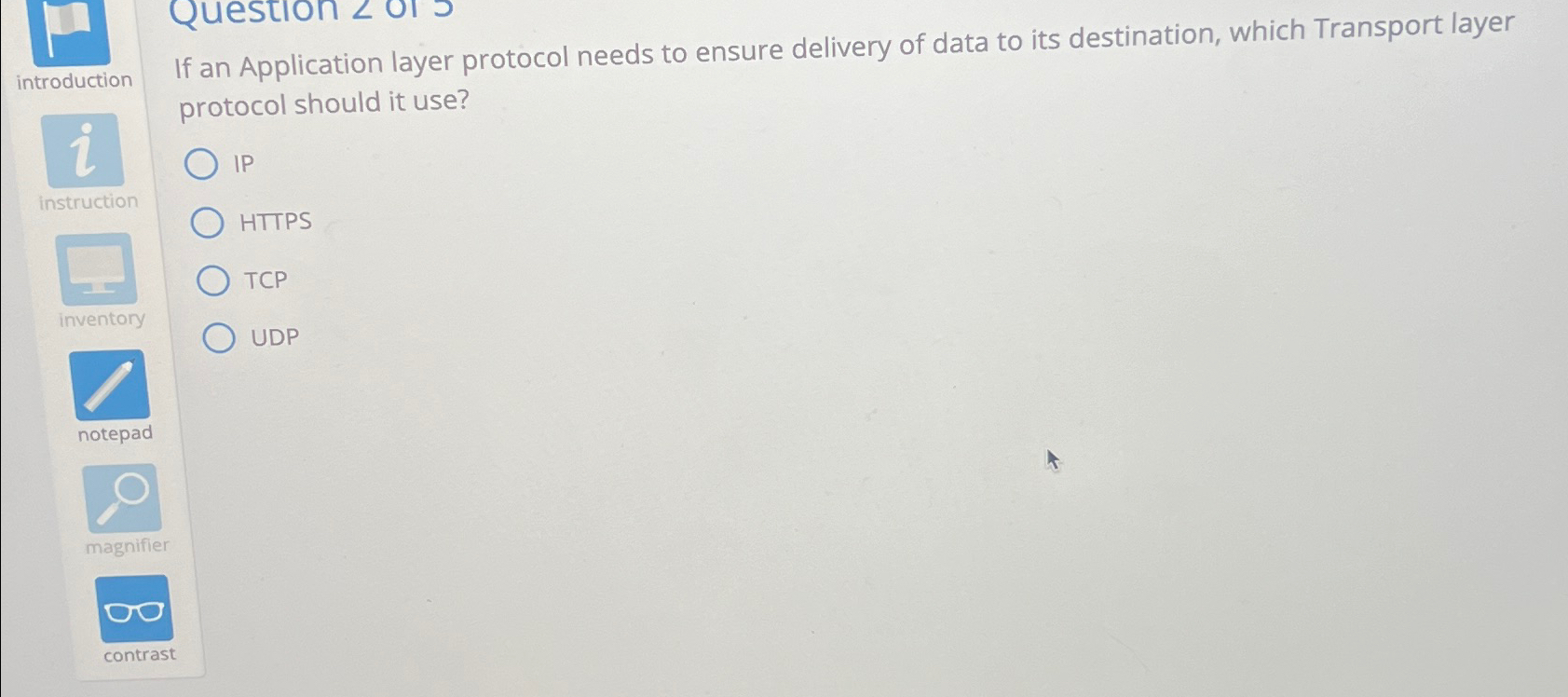 Solved introductionIf an Application layer protocol needs to | Chegg.com