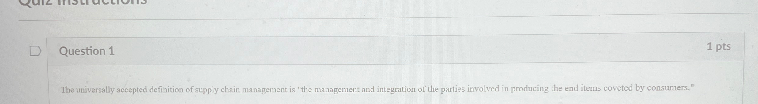Solved Question 11 ﻿ptsThe universally accepted definition | Chegg.com