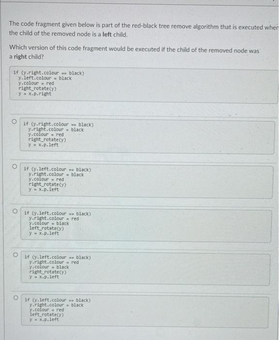 Solved The code fragment given below is part of the | Chegg.com