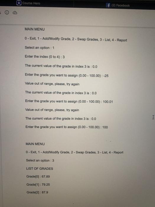 Solved Write Program In Java Class Namehigh Schoolgrades
