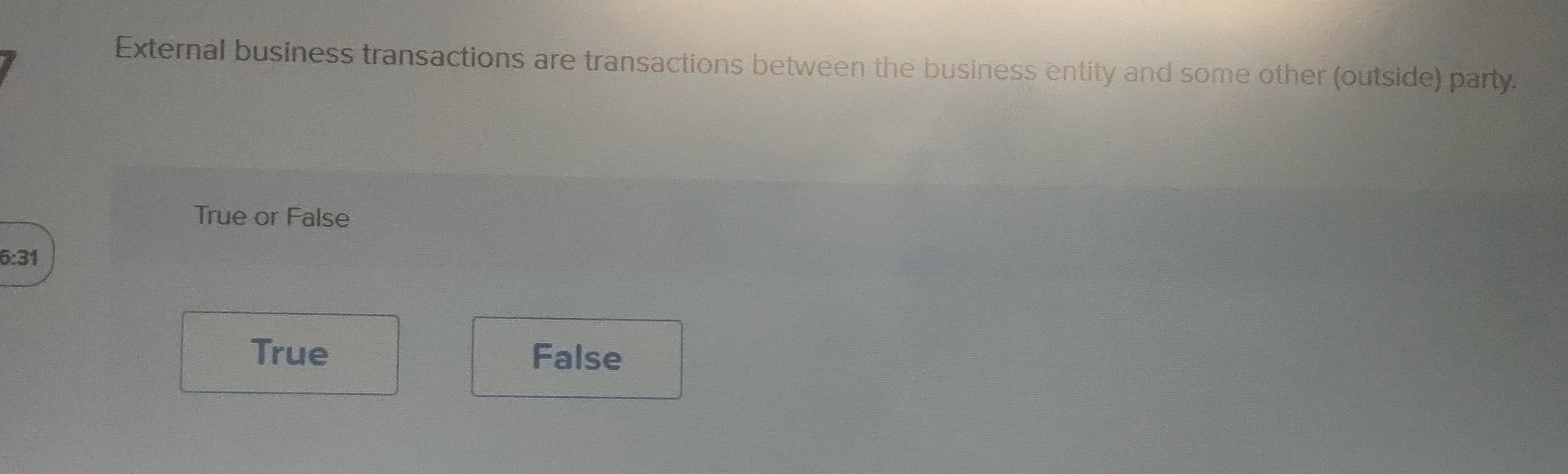 Solved External business transactions are transactions | Chegg.com