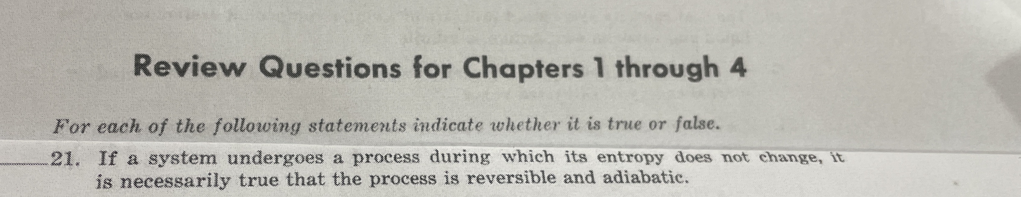 Solved Review Questions for Chapters 1 ﻿through 4For each of | Chegg.com