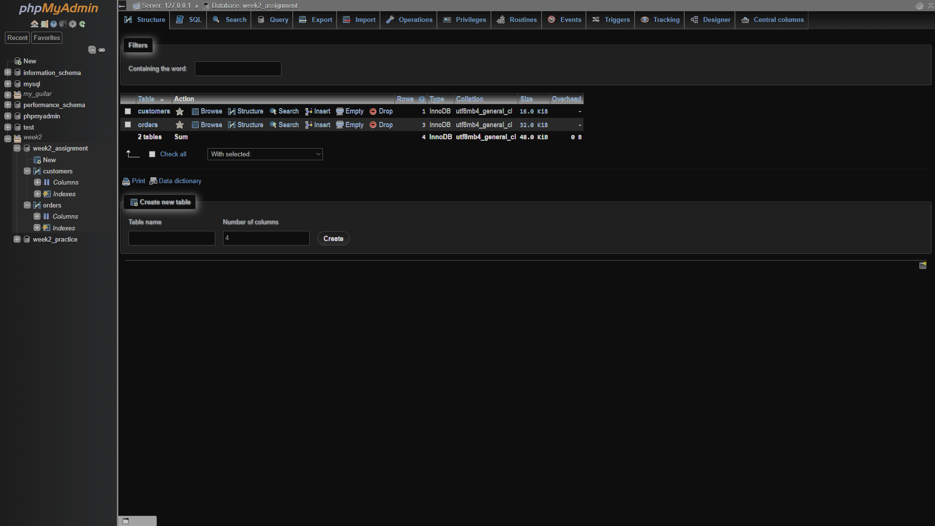 Solved The following is based on your practice database, | Chegg.com