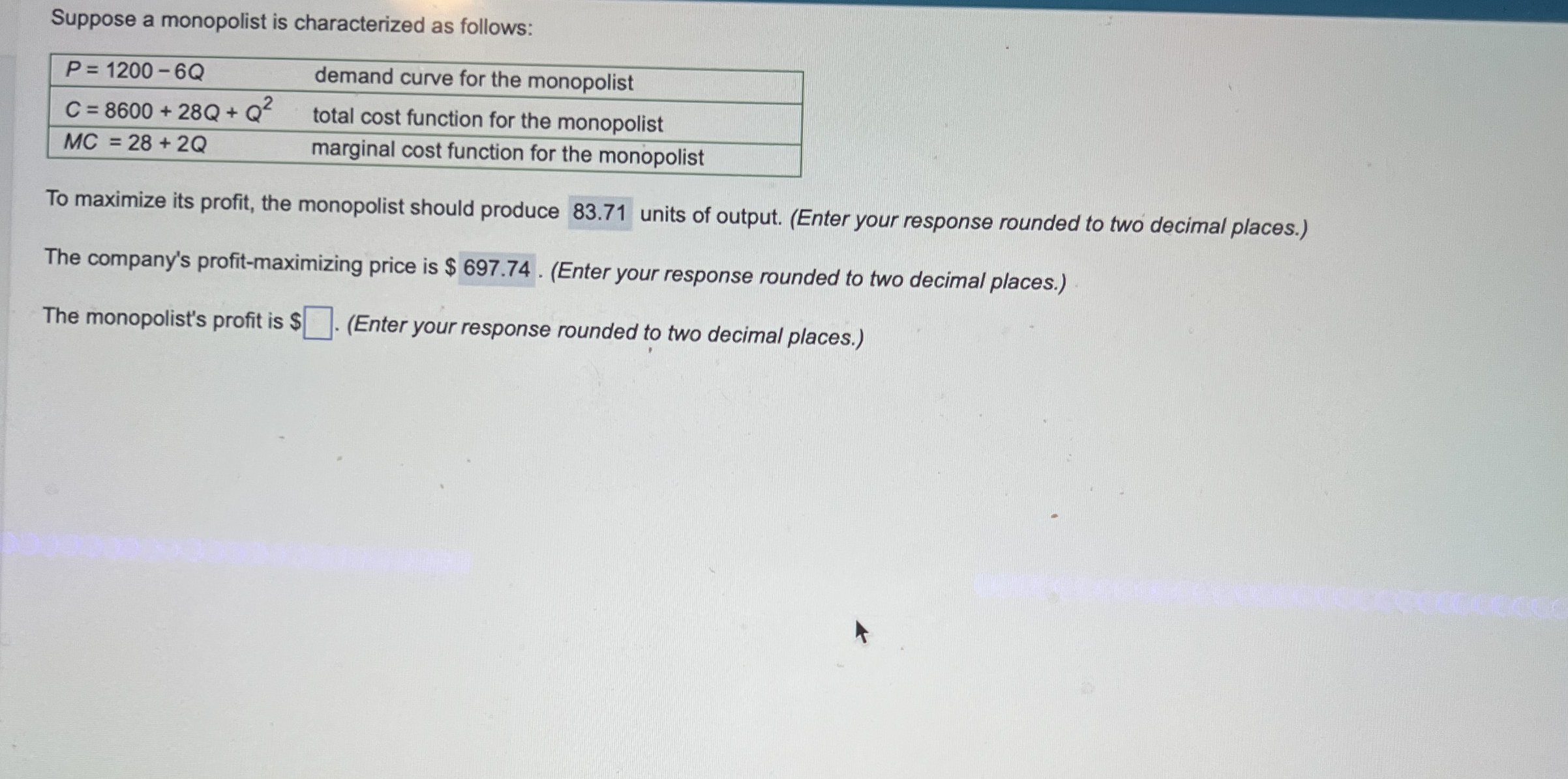 High Quality SOLUTION Suppose a monopolist is characterized as | Chegg.com