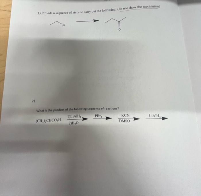 Solved 3) Draw the structural formula of the product of | Chegg.com