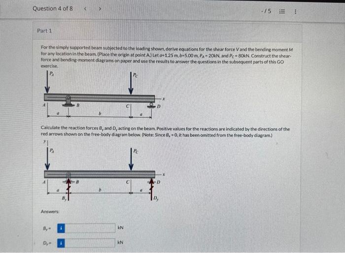 Solved For the simply supported beam subjected to the | Chegg.com