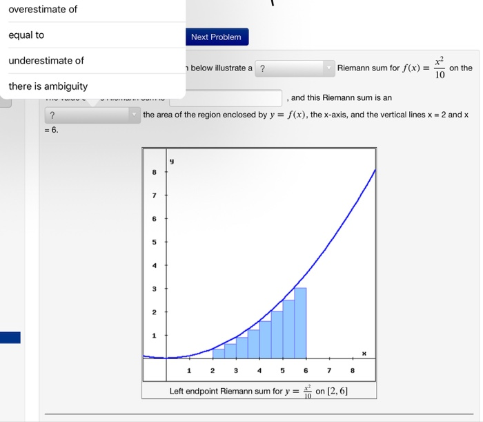Solved Riemann sum for f(x) = on the (6 points) a) The | Chegg.com