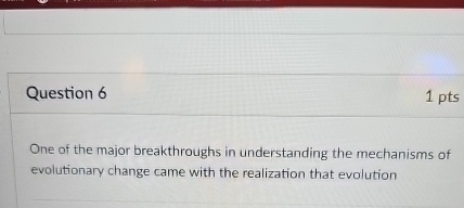 Solved Question 61 ﻿ptsOne of the major breakthroughs in | Chegg.com