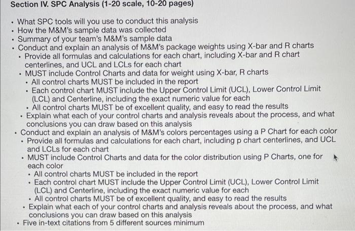 Solved - What SPC tools will you use to conduct this | Chegg.com