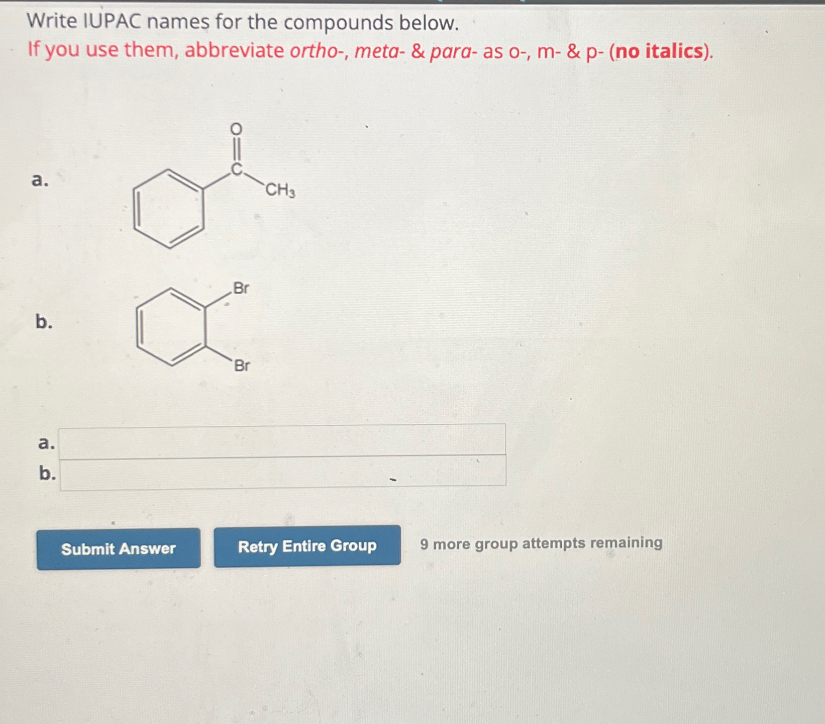 Solved Write IUPAC names for the compounds below.If you use | Chegg.com
