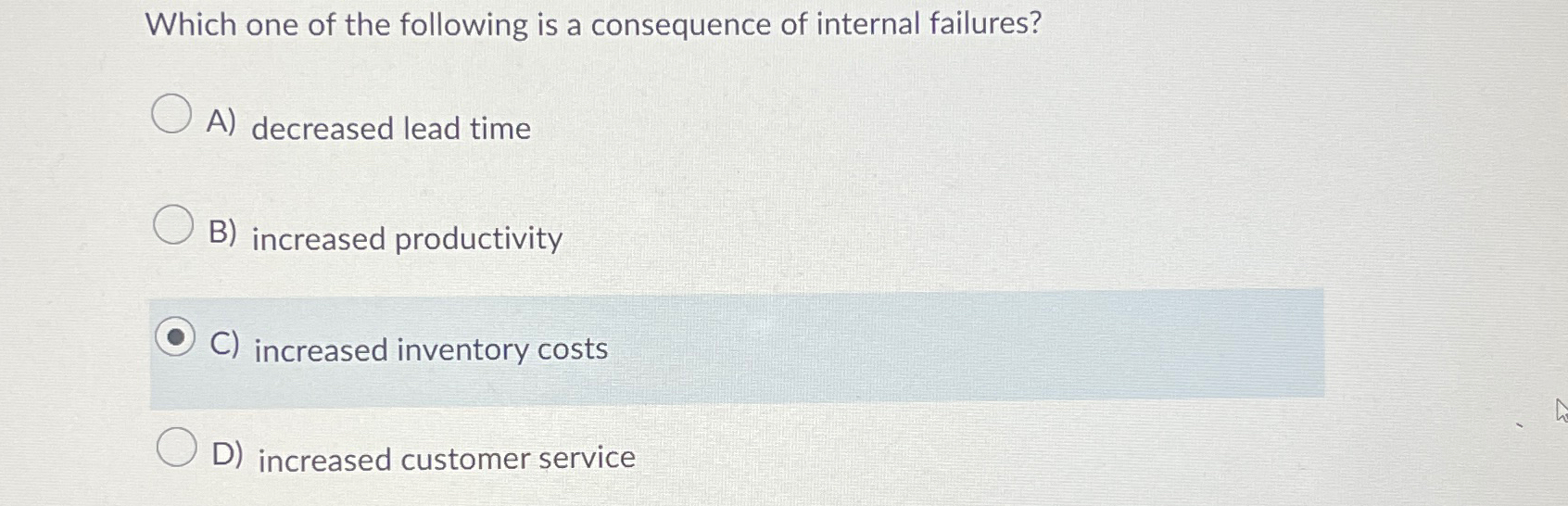 Solved Which one of the following is a consequence of | Chegg.com