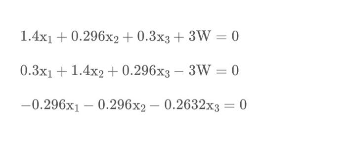 Solved 1,4EIθB+0,296EIΔx+0,3EIθD+3W=0 (1) | Chegg.com