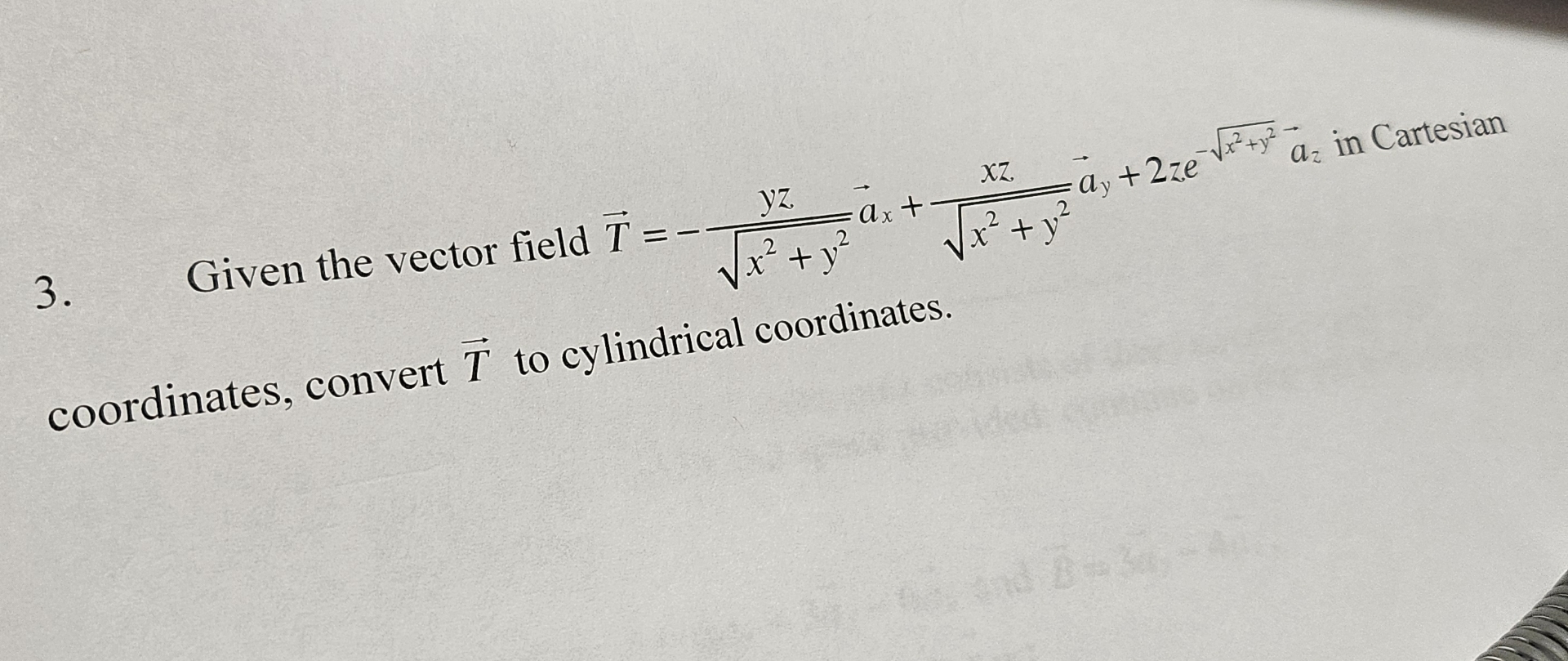 Given the vector field | Chegg.com Given the vector field | Chegg.com
