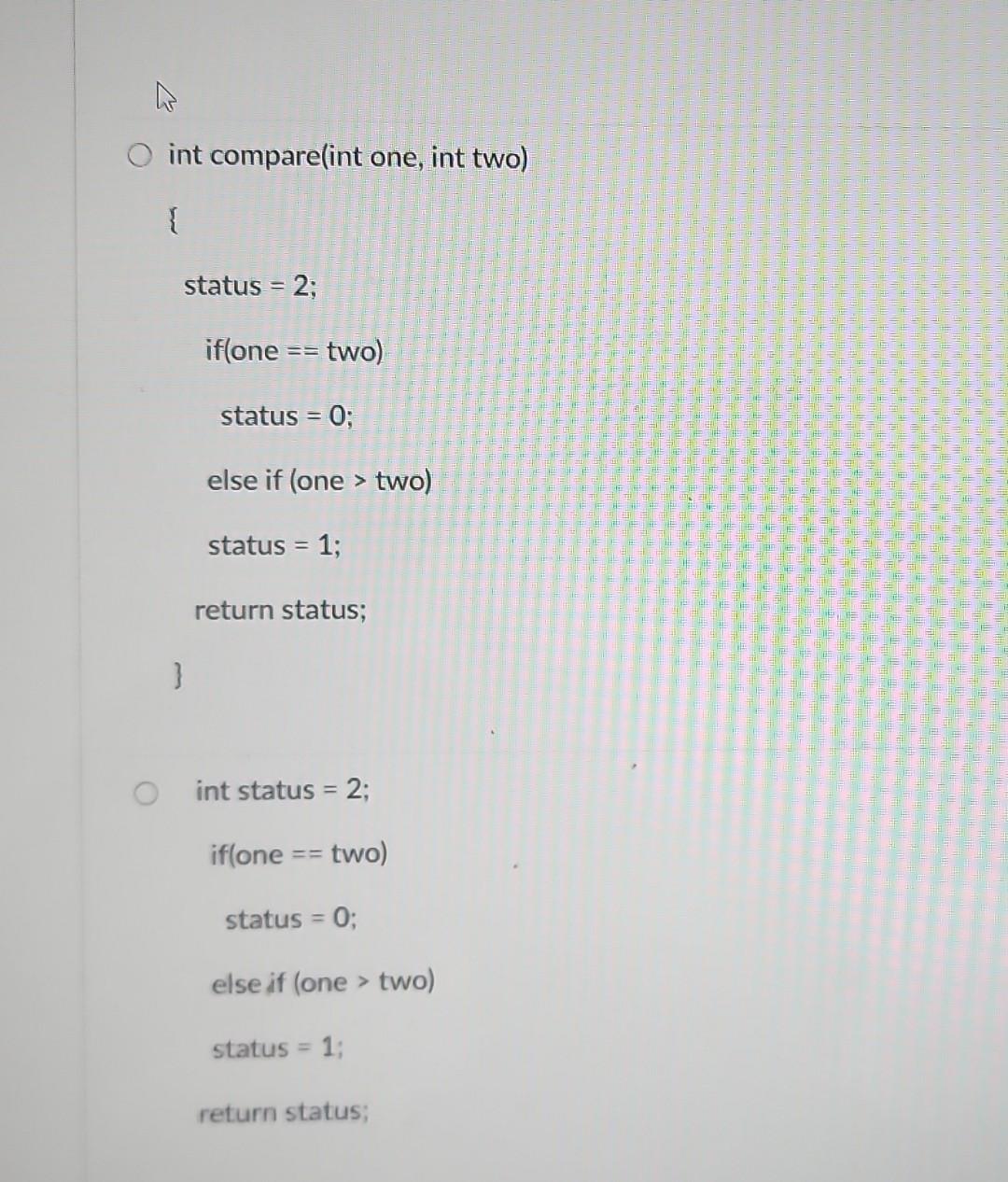 Solved Which function below best performs the following | Chegg.com