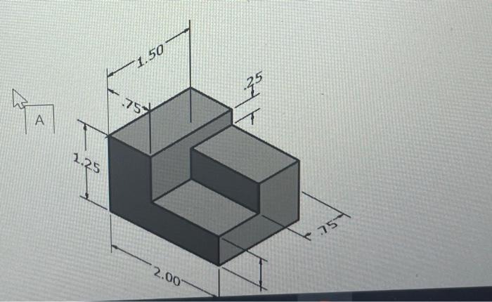 Solved create this orthographic projection | Chegg.com Solved create this orthographic projection | Chegg.com