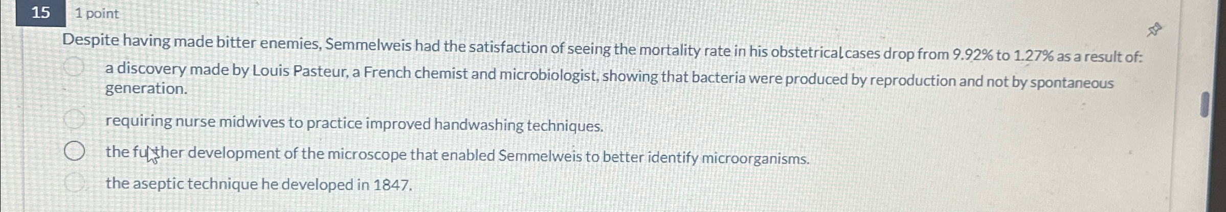 Solved 15,1 ﻿pointDespite having made bitter enemies, | Chegg.com